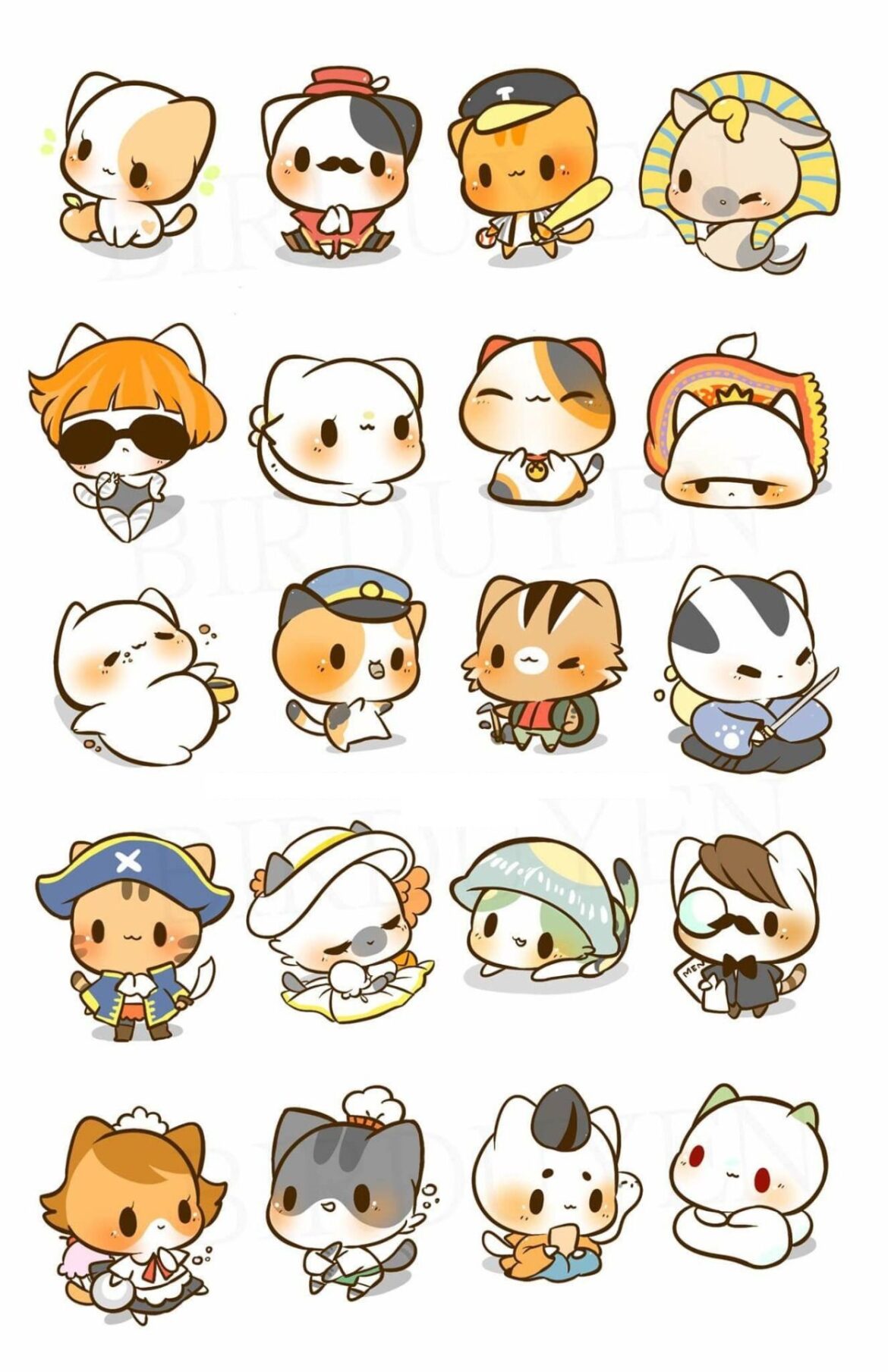Vẽ Các Con Vật Chibi Cute Siêu Dễ Yeutrenet
